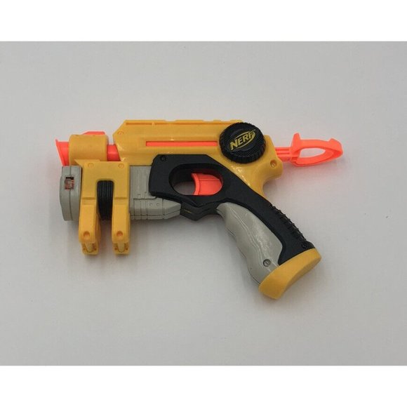 Nerf | Toys | Nerf C 5c Soft Dart Gun With Red Laser Hasbro 2004 Yellow ...